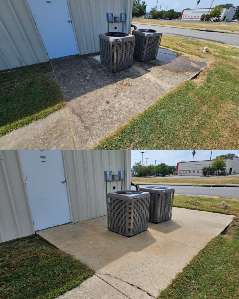 Commercial Dumpster Pad Cleaning in Arkansas - Full Force Exteriors
